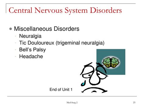 ppt care of the patient with a central nervous system disorder