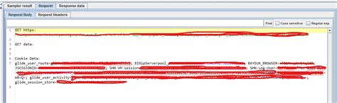 jmeter s cookies don t have the same data as in web