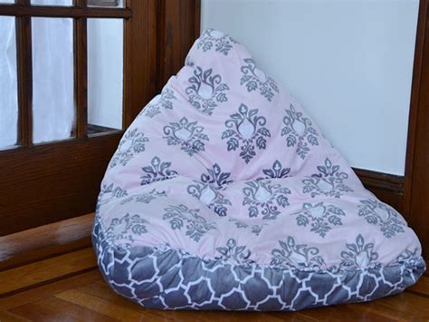 this no sew diy bean bag chair is a snap to make