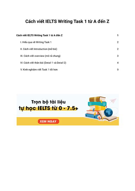 Cách Viết Ielts Writing Task 1 Từ A đến Z Cách Viết Ielts Writing