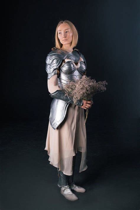 Medieval Full Suit Of Armor Lady Cuirass Costume Armor Suit Brave Lady