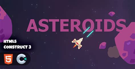 asteroids construct 3 html5 game games code market