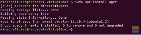 how to install minecraft server on ubuntu foss linux
