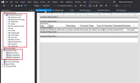Crystal Reports Passing Parameters From A Net Application Duh