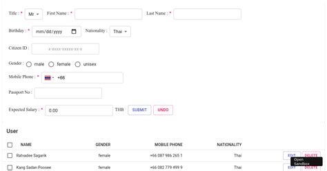 react phone number input examples codesandbox