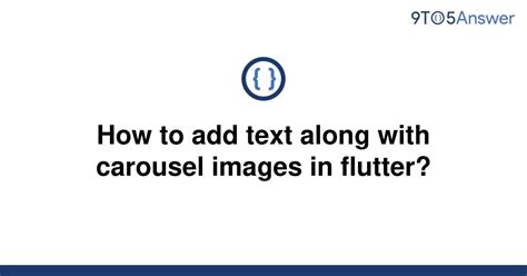 [solved] how to add text along with carousel images in 9to5answer