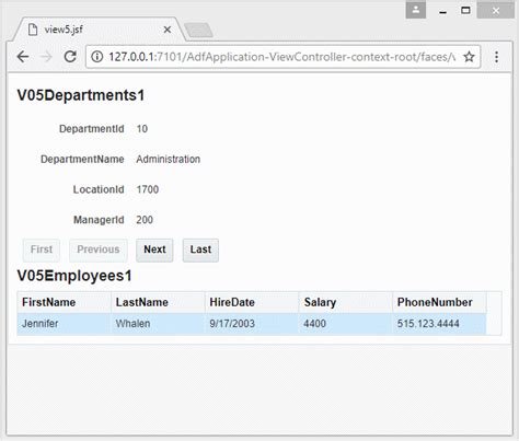 comprendre les association les view link et le master detail dans