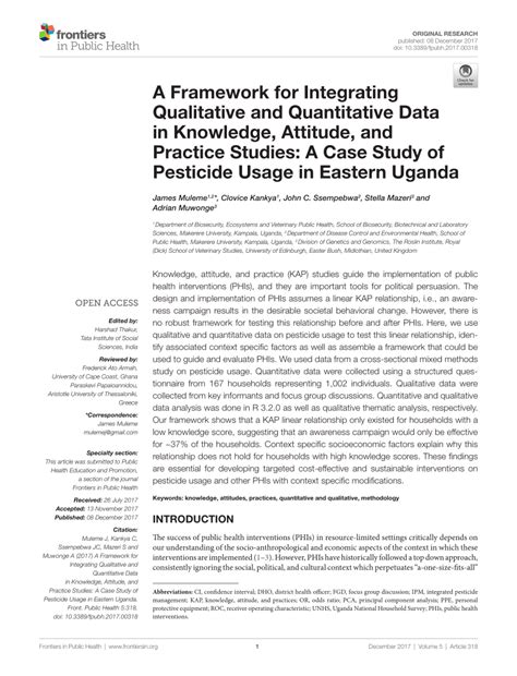 Pdf A Framework For Integrating Qualitative And Quantitative Data In