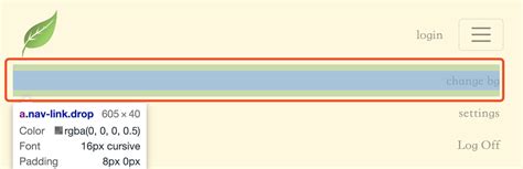 html how to set bootstrap navbar on page right dropdown width only