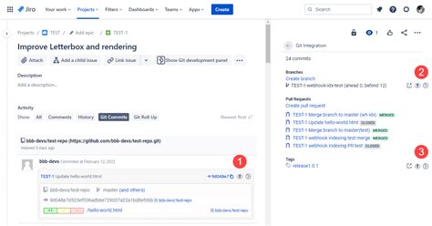 connected apps git integration for jira cloud