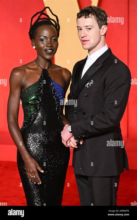 Los Angeles Usa March 10th 2024 Lupita Nyongo And Joseph Quinn