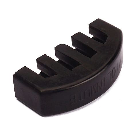 Sexagesimo Black Violin Practice Mute Rubber 4 Prong Fiddle Silencer