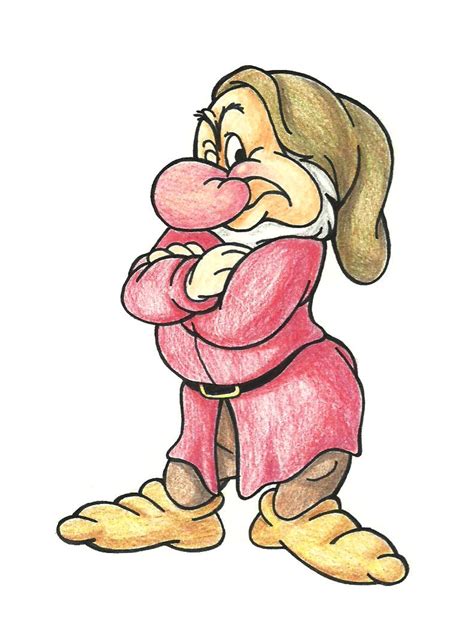 Grumpy Is One Of The Seven Dwarves From The 1937 Disney Animation Snow