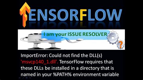 how to resolve issue while setting up tensorflow on windows 10 import