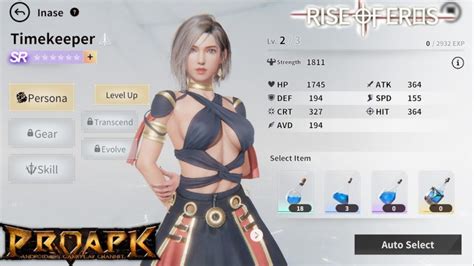 Rise Of Eros เกมมือถือแนว Rpg Turn Base 18 เปิดตัวละครใหม่ สาวหูแมว