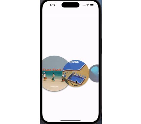 the jwcarousel library for swiftui provides a highly customizable