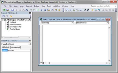 delete duplicate values in all versions of excel