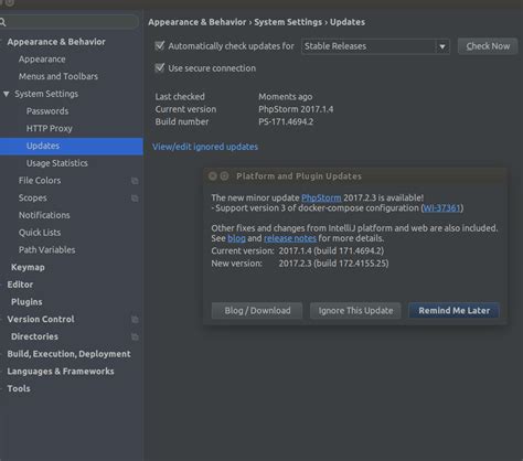 phpstorm 2017 2 3 is released phpstorm blog