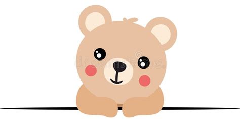 Bear Peeking Stock Illustrations 583 Bear Peeking Stock Illustrations