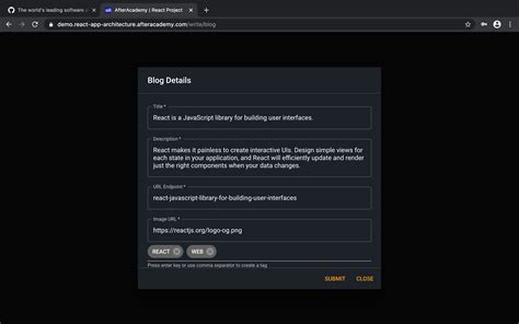 react app architecture react js isomorphic web application