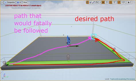 unreal 4 how to make specific paths in ue4 game development stack