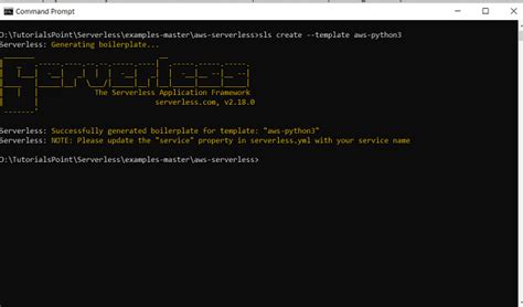 serverless deploying function tutorialspoint