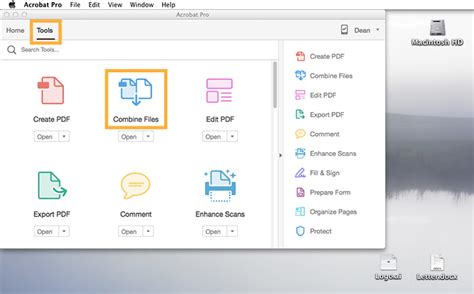 adobe acrobat combine documents into one pdf