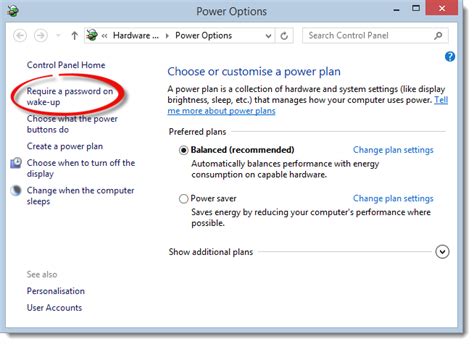 How To Stop Windows 8 Asking For Password After Sleep Hibernate