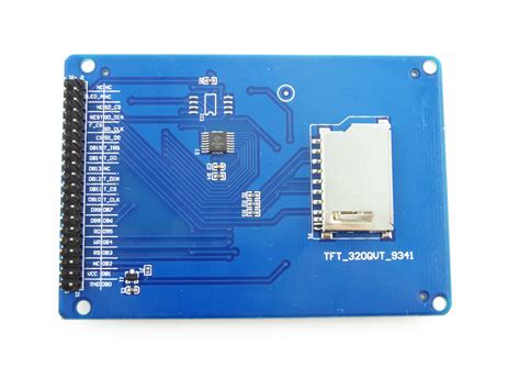 using ili9341 tft lcd display module touch panel for arduino with
