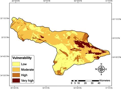 Groundwater Vulnerability Map Using The Original Drastic Model