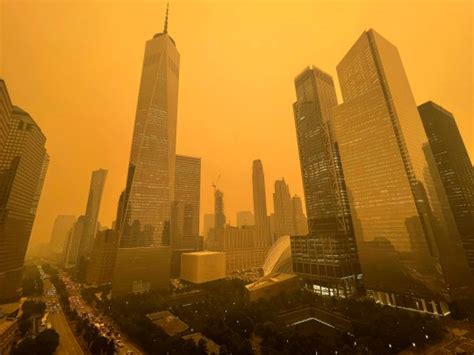 Canada Wildfire Smoke Hits New York With Worst Air Quality In Decades