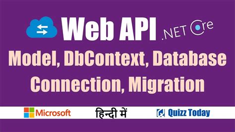 model dbcontext database connection migration in web api youtube
