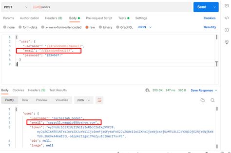 environment variables from pm response body 🙋 help postman community