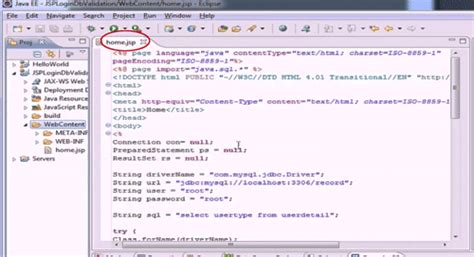 simple java code for login page in netbeans