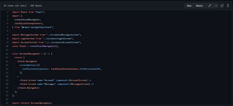 navigation section mode card react native code with mosh forum