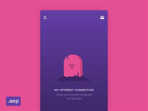 no internet connection by ramakrishna v for zeta on dribbble