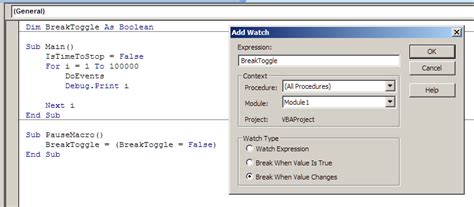 [solved] stop the execution of a macro using another macro button