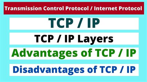 What Is Tcp Ip Tcp Ip Layers Advantages And Disadvantages Of Tcp