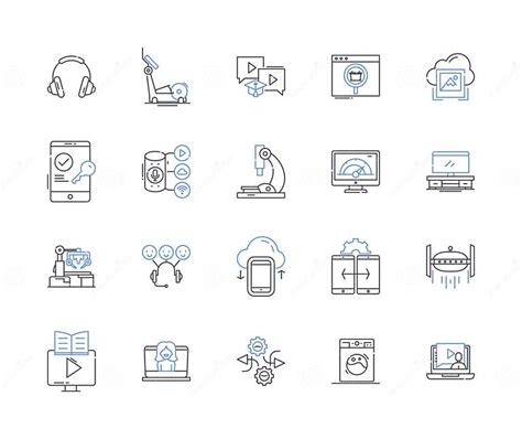 Data Privacy Outline Icons Collection Data Privacy Gdpr Security