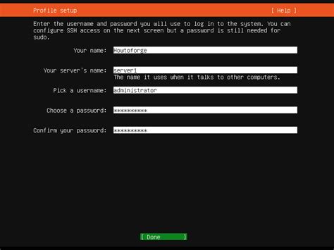 how to install ubuntu 20 04 lts focal fossa server