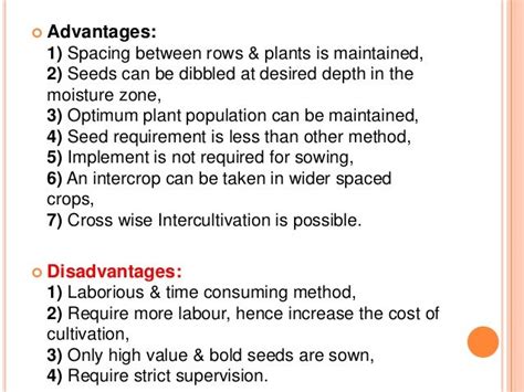 Methods Of Sowing Of Crops