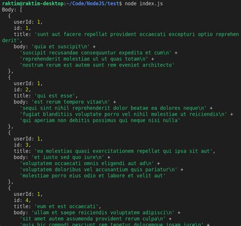 how to make requests in node js geeksforgeeks
