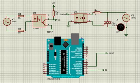 Ac Light Dimmer Using Arduino And Triac 60 Off