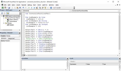 excel vba conversion functions how to convert variable