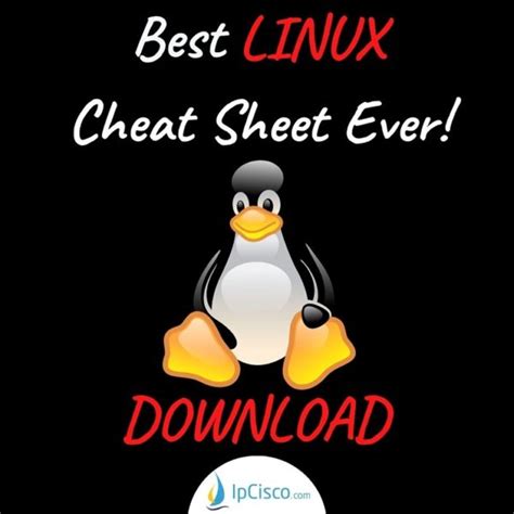 linux commands cheat sheet ls cd dif route ping chmod ⋆ ipcisco
