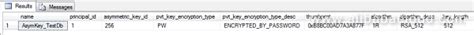 sql server best practices using asymmetric keys to implement column