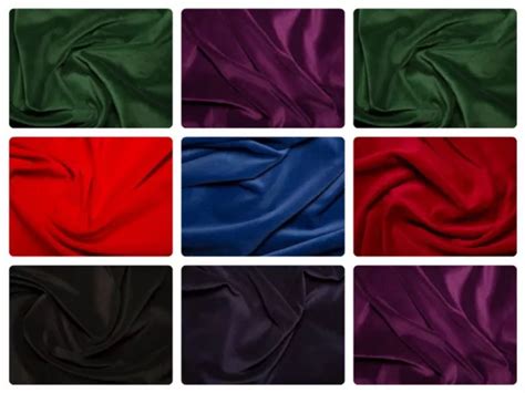 Premium 100 Cotton Velvet Fabric Material 112cm 44 Wide 7