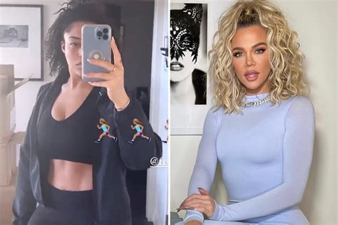 Jordyn Woods Shows Off Rock Hard Abs In Sports Bra And Spandex Shorts