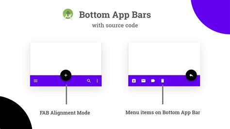 bottom app bar with menu and swipeable tabs in flutter images images