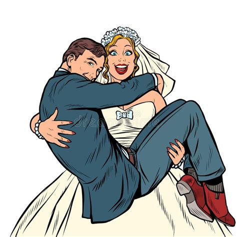 Marriage Couple Pop Art Stock Illustrations 928 Marriage Couple Pop